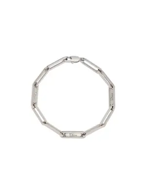 Dior Link Chain Link Bracelet - Silver