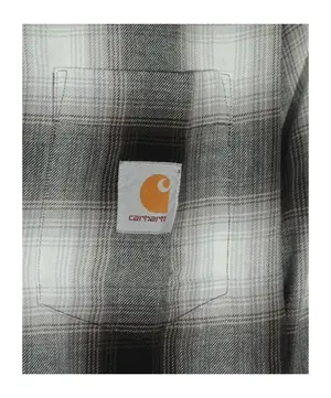 Carhartt Check-pattern Logo-patch Shirt