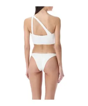 Attico Asymmetric Bikini Set