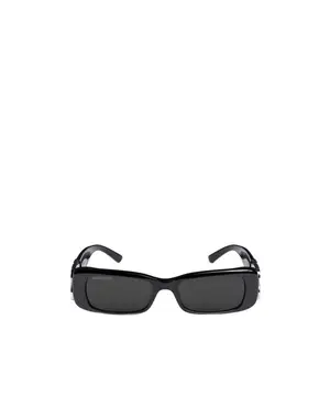 Balenciaga Dynasty Rectangle Sunglasses - Black