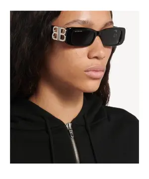 Balenciaga Dynasty Rectangle Sunglasses