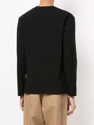 Play Comme Des Garcon Embroidered Logo T-shirt