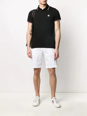 Moncler Logo Patch Polo Shirt