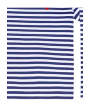 Play Comme Des Garcon And White Striped T-shirt