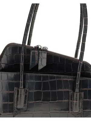 Attico Small La Passeggiata Shoulder Bag - Black