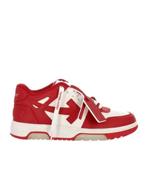 Off-White Out Of Office" Low-top Sneakers - Red