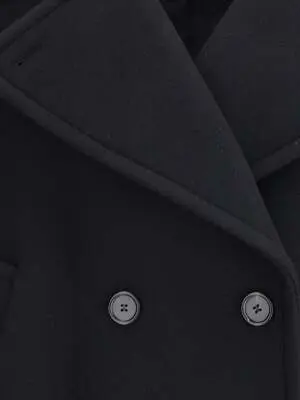 Chloé Oversize Short Coat - Black
