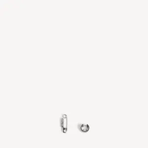 Balenciaga Diy Pin Earrings - Silver