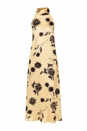 EXQUISE Neutrals Bonnie Maxi Dress Ecru - Beige