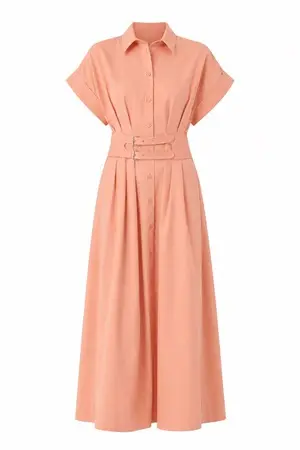 EXQUISE Samantha Midi Dress - Pink