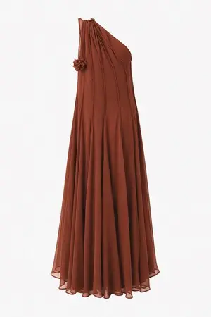 EXQUISE Paislee Maxi Dress - Brown