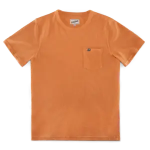 &SONS TRADING CO Slub Pocket T-shirt Fade - Orange