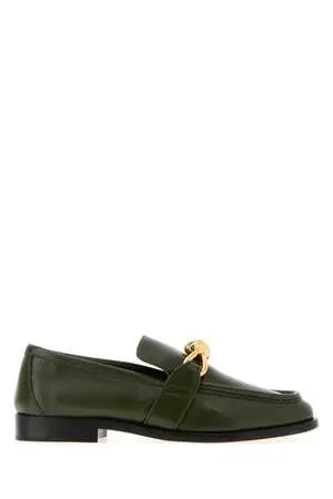 Bottega Veneta Bottega Veneta Horsebit Loafers Green