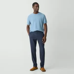 Theory Curtis Drawstring Pant In Good Linen - Eclipse