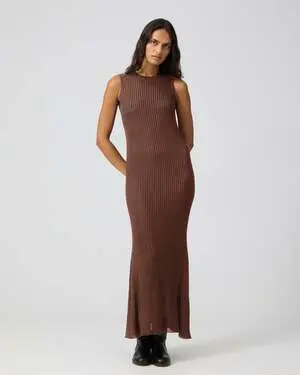 Veronica De Piante Gabby Knit Dress - Camel