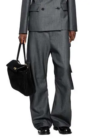 Balenciaga Relaxed Cargo Pants - Grey