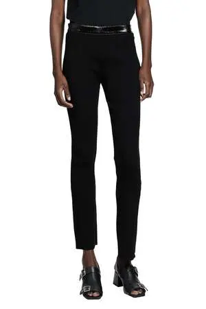 COURREGES Vinyl And Knit Flare Pants