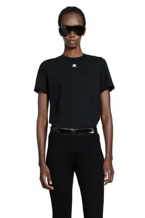 COURREGES Ac Regular T-shirt - Black