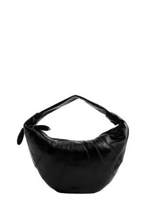 LEMAIRE Fortune Croissant Shoulder Bag - Black