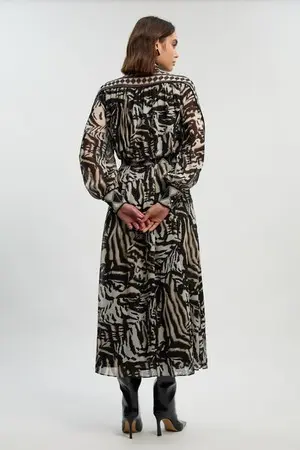 Karen Millen Print Maxi Dress