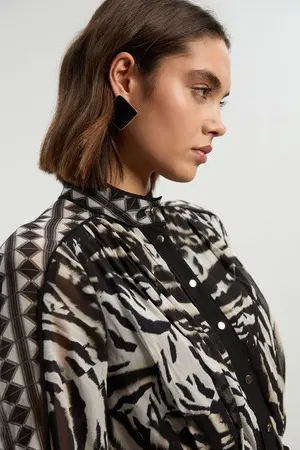 Karen Millen Print Maxi Dress