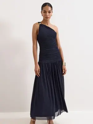 PHASE EIGHT Melina Ruched Midi Dress