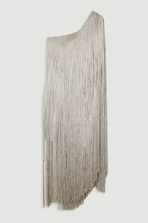 Karen Millen Petite Fringe Mini Dress