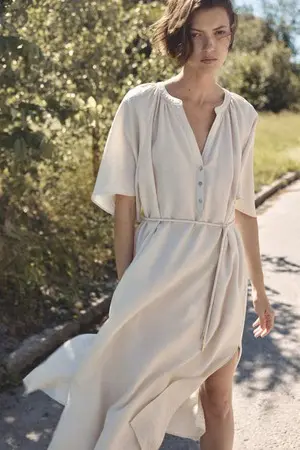 H&M Tie-detail Tunic Dress