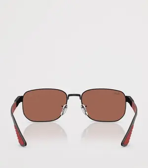Ray-ban Scuderia Ferrari Square Frame Sunglasses