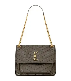 Saint Laurent Medium Niki Shoulder Bag - Green