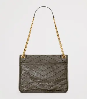 Saint Laurent Medium Leather Niki Shoulder Bag