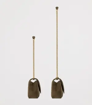 Saint Laurent Small Suede Loulou Shoulder Bag