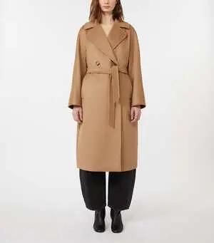 Max Mara Virgin Wool Belted Coat