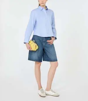 Max Mara Cotton Cropped Shirt