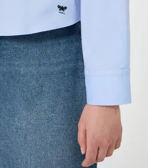 Max Mara Cotton Cropped Shirt