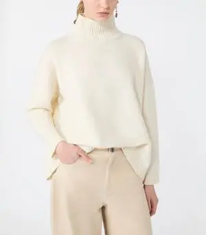 Max Mara Virgin Wool High-neck Sweater