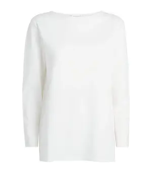 Max Mara Crew Neck Sweater - White