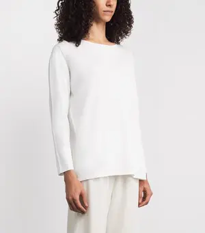Max Mara Crew Neck Sweater - White