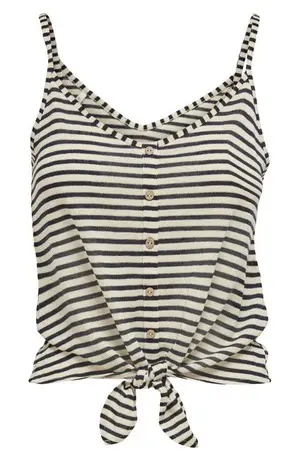 Only Cannes Tie Front Tank Top