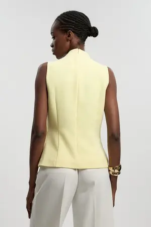 Karen Millen Asymmetrical Draped Top