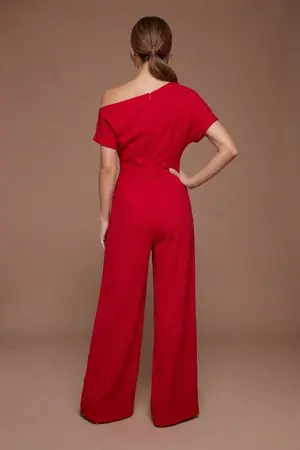 Coast Petite Off Shoulder Jumpsuit