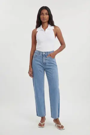 Karen Millen Barrel Leg Jeans