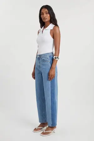 Karen Millen Barrel Leg Jeans