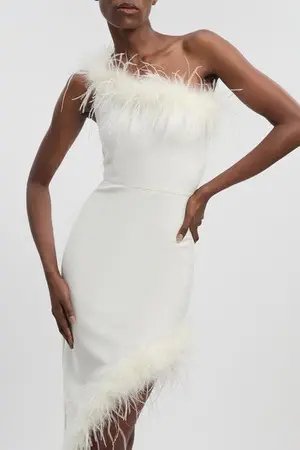 Karen Millen Feather Bandage Maxi Dress