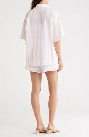 PETAL & PUP Costa Button-up Shirt & Shorts Set