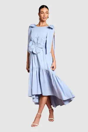Coast Floral Corsage Fit & Flare Dress