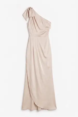 Coast Detail Bow Maxi Dress - Champagne