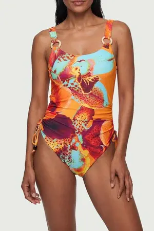 Karen Millen Floral Beaded Swimsuit