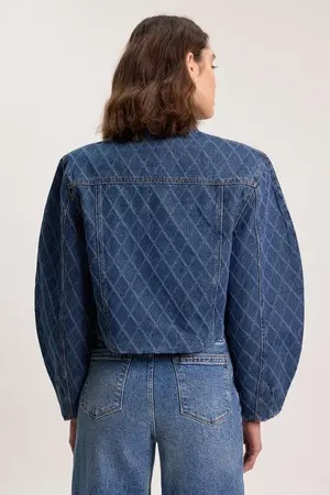 Karen Millen Denim Balloon Jacket
