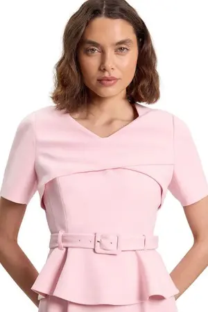 Karen Millen Belted Midi Dress